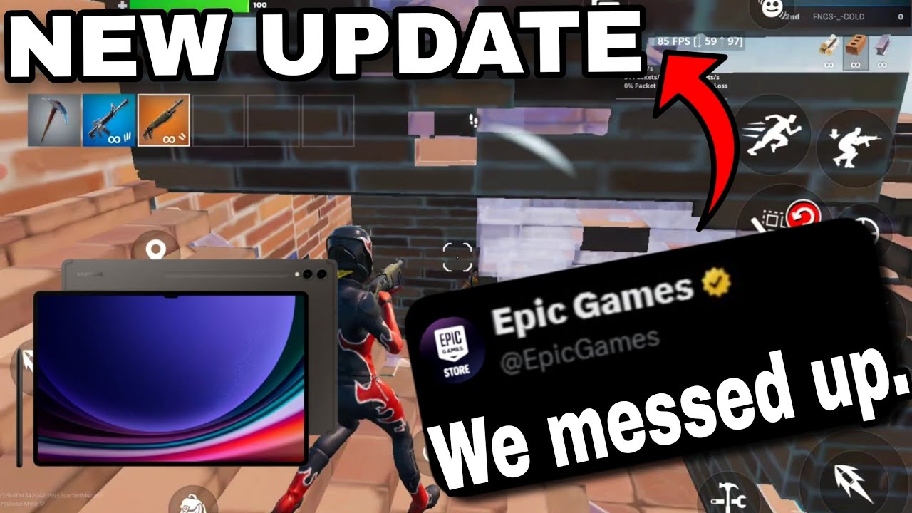 The New Update BROKE Fortnite Mobile... (120 FPS Ranked Gameplay) - YouTube