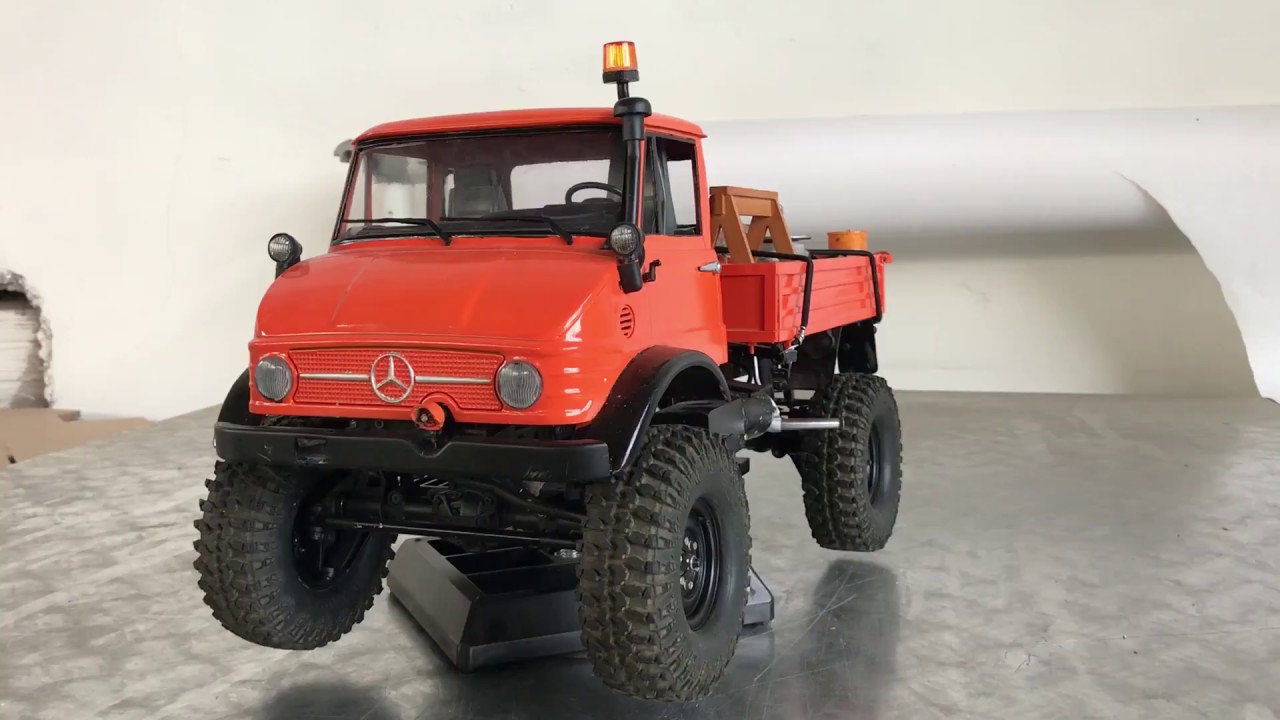 Mst cfx-w unimog 406 rc - YouTube