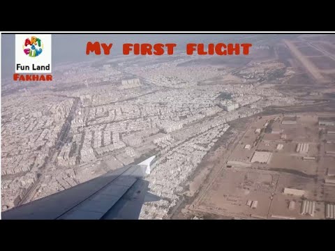 first flight experience . ️.first flight journey fakhar vlogs ...