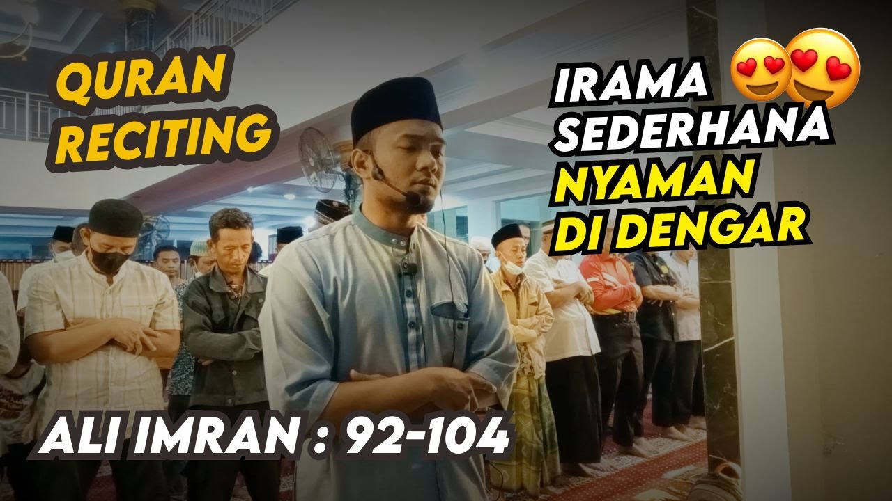 Terbaru ! Surah Ali Imran dengan Irama Rast | heart touching reciting ...