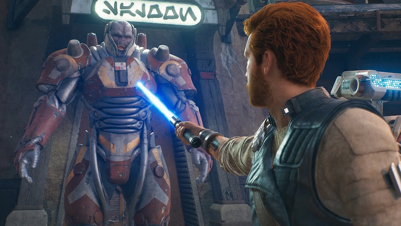 STAR WARS Jedi: Survivor - Rayvis First Meet & Zeik Boss Fight - YouTube