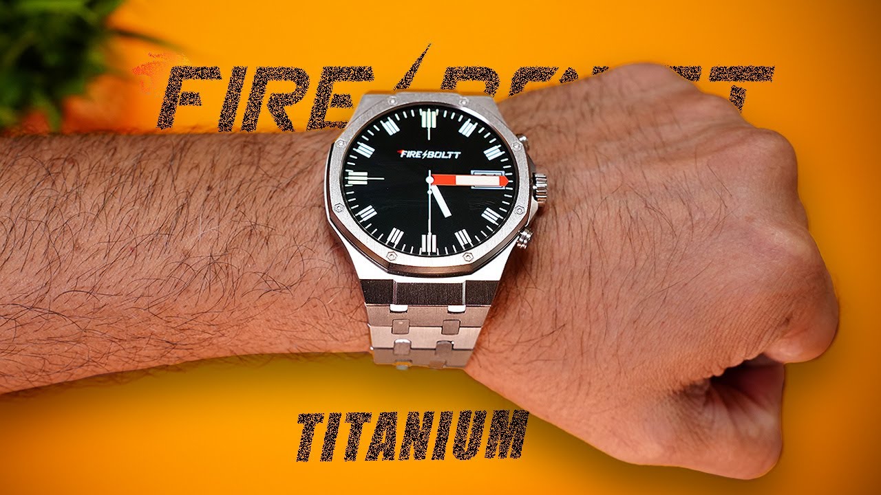 Titanium Look AMOLED smartwatch - Fire-Boltt Royale 🔥 - YouTube