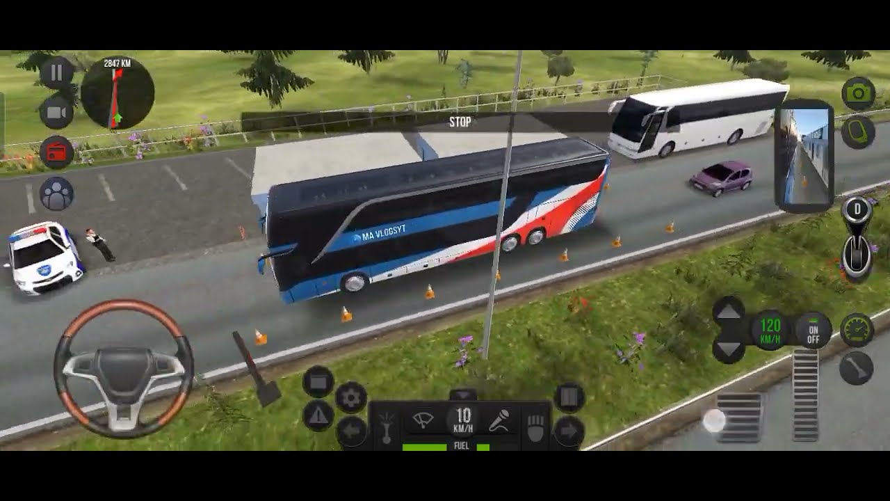 BUS simulator ultimate Android gameplay Los Angeles to Columbus|ma ...