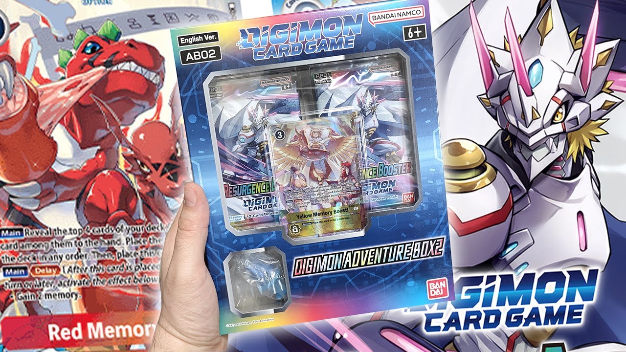 DIGIMON CARD GAME ADVENTURE BOX 2 - Unboxing - YouTube