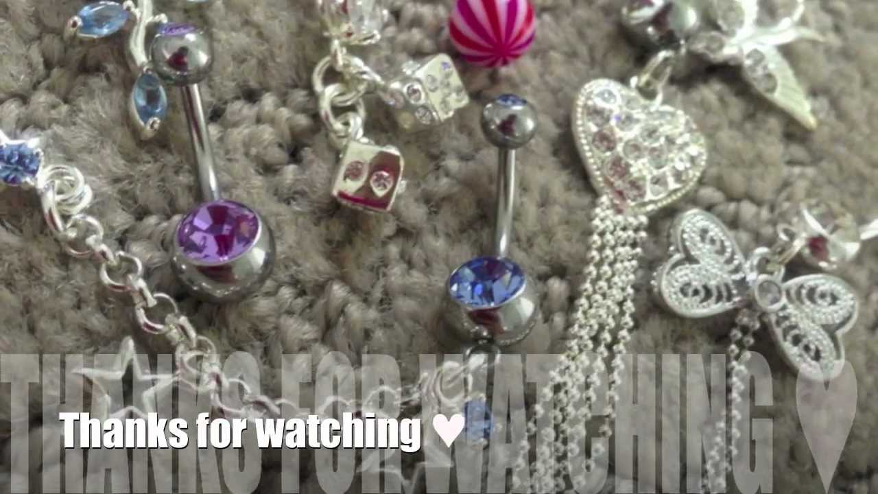 Belly Ring Collection! - YouTube
