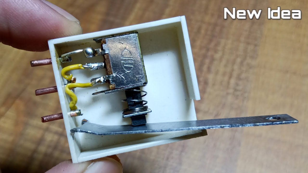 How To Make Limit/Water limit Switch At Home | DIY Limit Switch | By ...