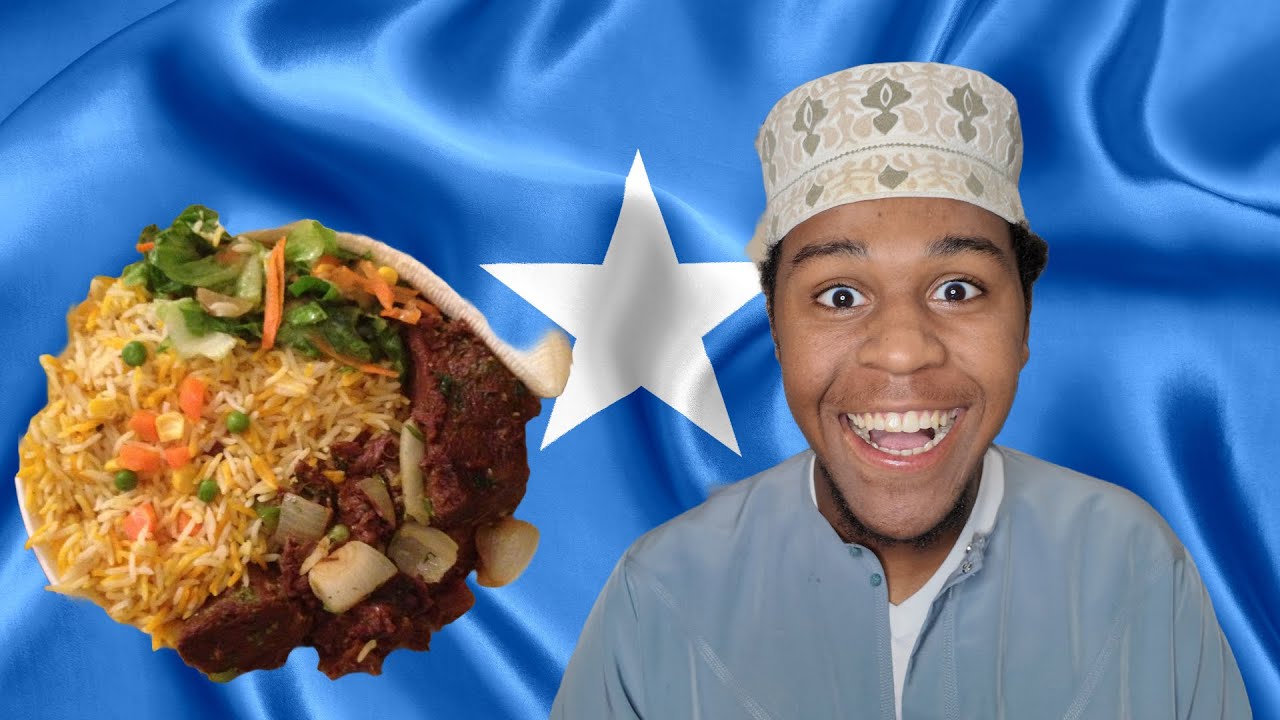 Eating Somali food for the first time-Hayber restaurant - YouTube