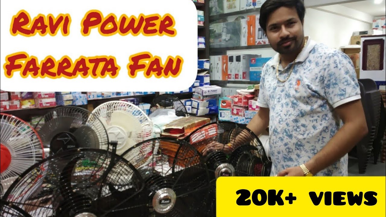 Ravi Power Pedestal Fan(Farrata Fan)| Unboxing, Review, Assembling And ...