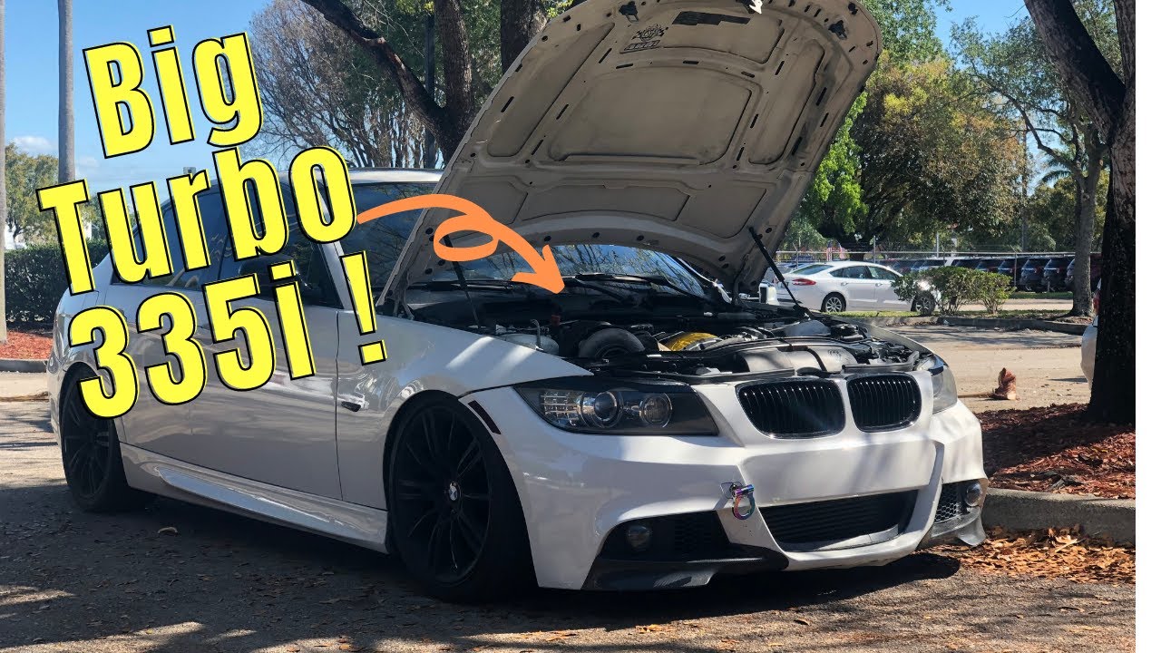 Single Turbo 335i - First Start, Pulls, And flybys!! - YouTube