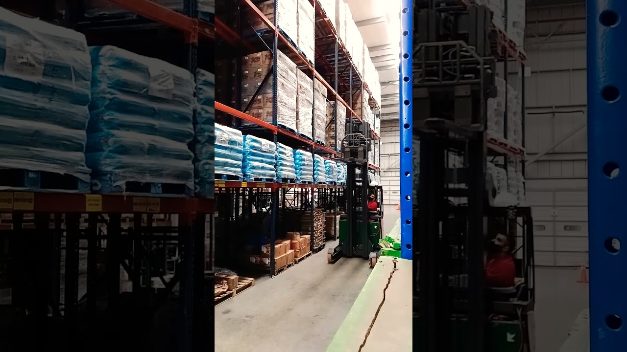 Manejo Apilador Linde - YouTube