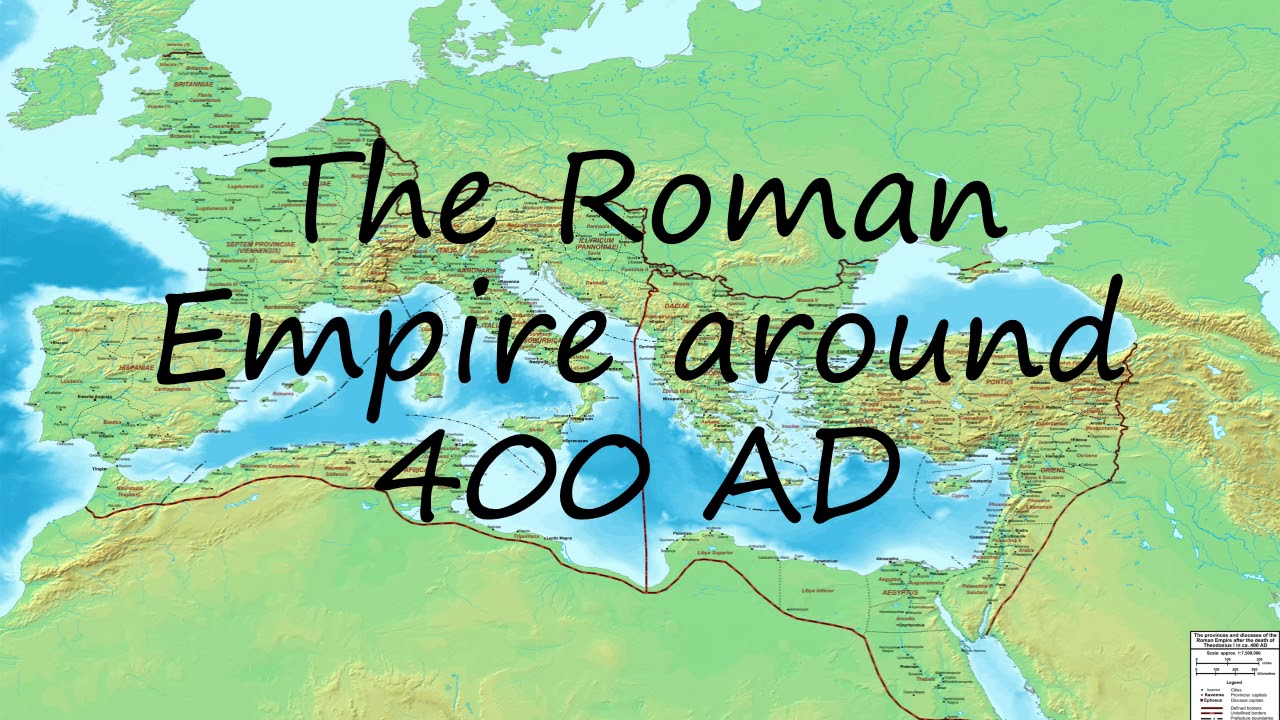 How to say The Roman Empire around 400 AD in English? - YouTube