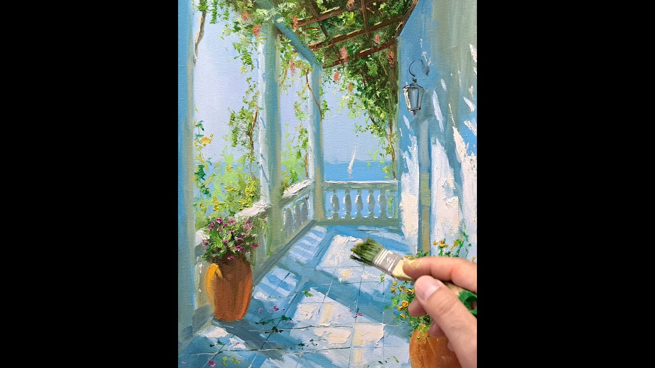 By the sea Vugar Mamedov #art #painting #acrylicpainting #oilpainting ...