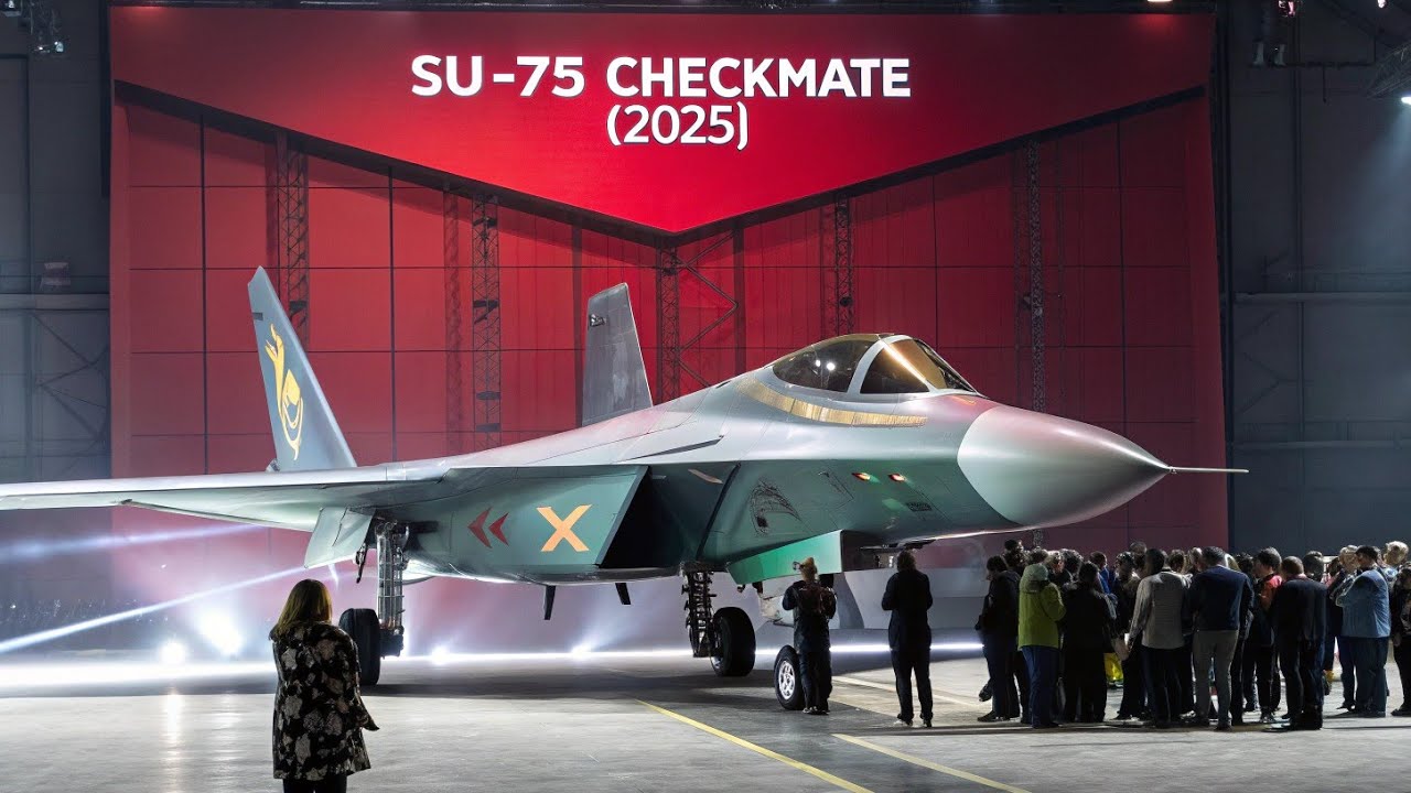 New 2025 Su-75 CHECKMATE finally Launched.!!! - YouTube