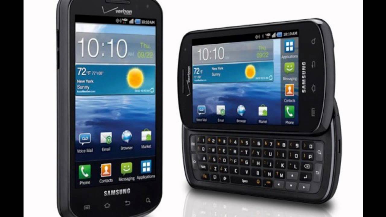 Samsung Stratosphere Android with QWERTY Keyboard - YouTube