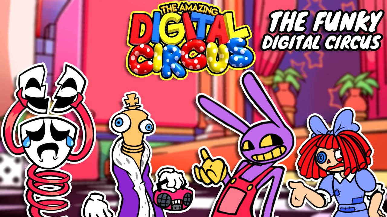 FNF TADC THE FUNKY DIGITAL CIRCUS DEMO - YouTube