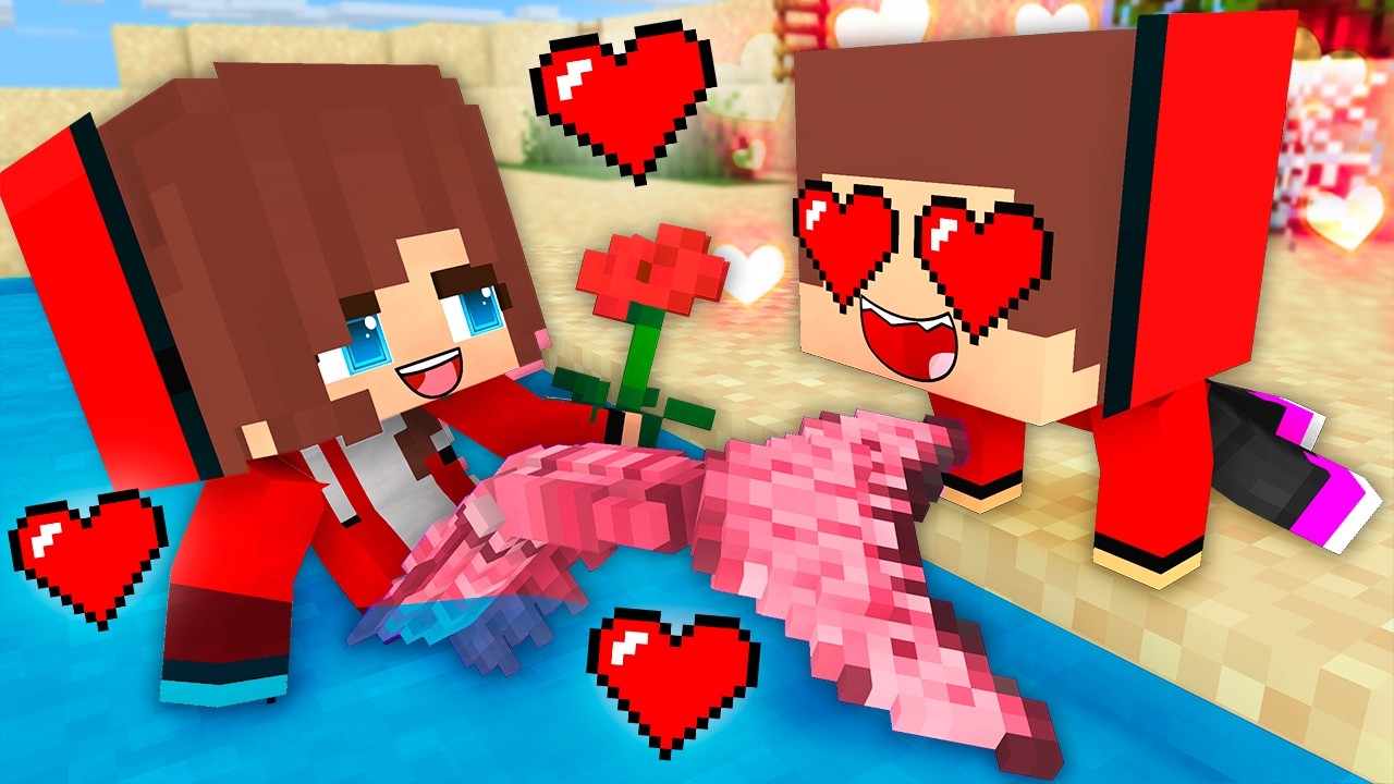 MAIZEN : LOVE STORY JJ GIRL - Mikey and JJ Minecraft Animation - YouTube