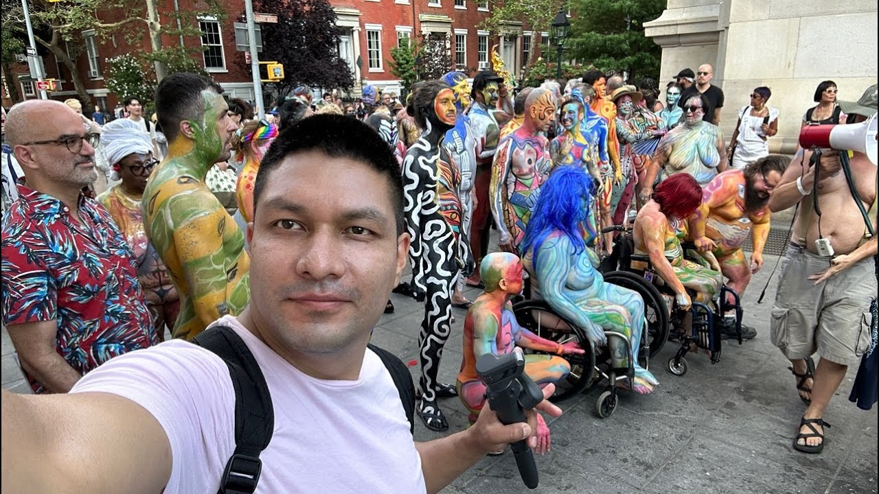 🔴 Body Painting NYC - YouTube