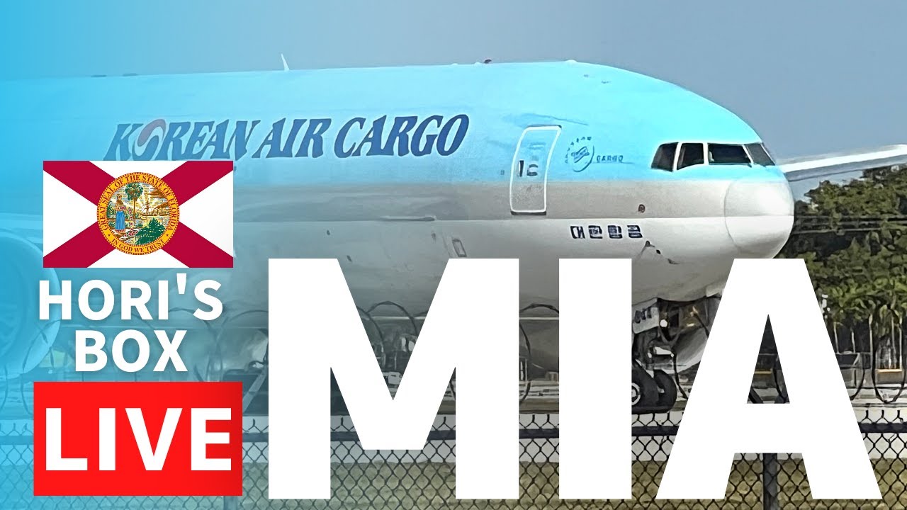 🔴 LIVE MIA・3/18/2023 @Miami Int'l Airport /マイアミ空港 - YouTube