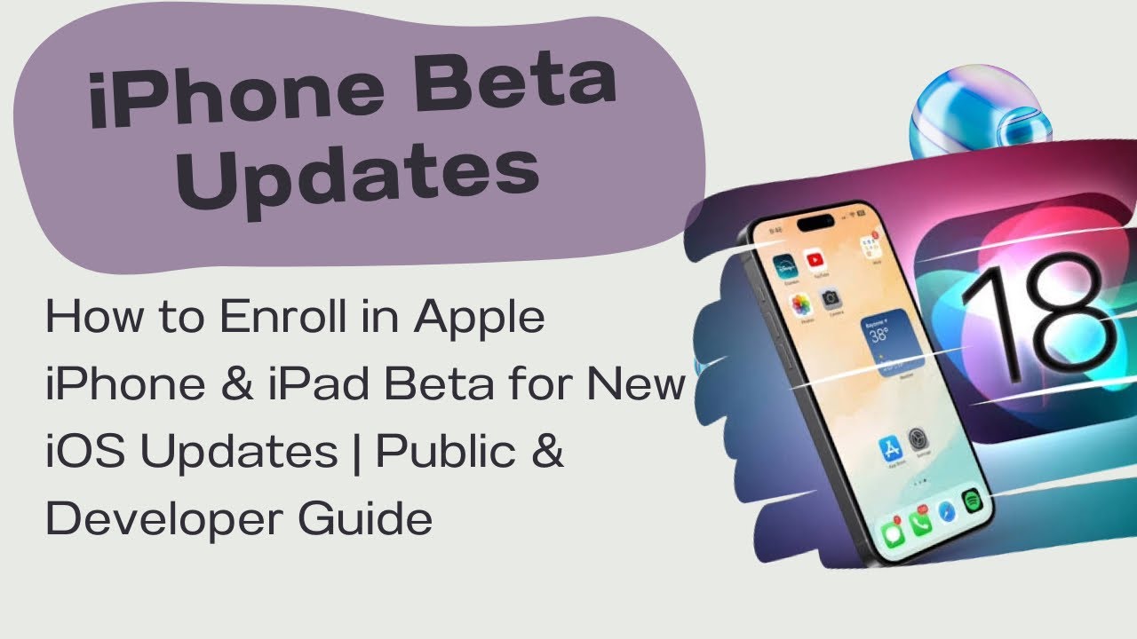 How to Enroll in Apple iPhone & iPad Beta for New iOS Updates (Public ...
