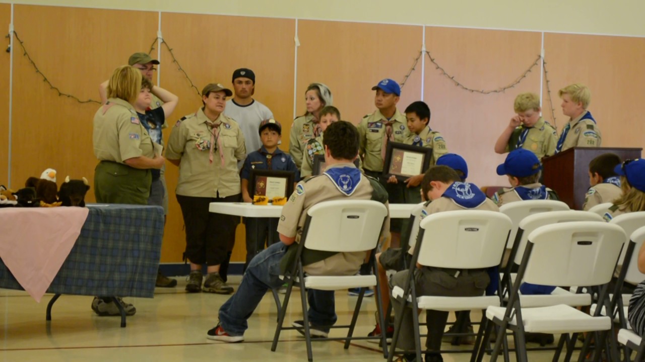 Troop 288 Woodbadge COH - YouTube
