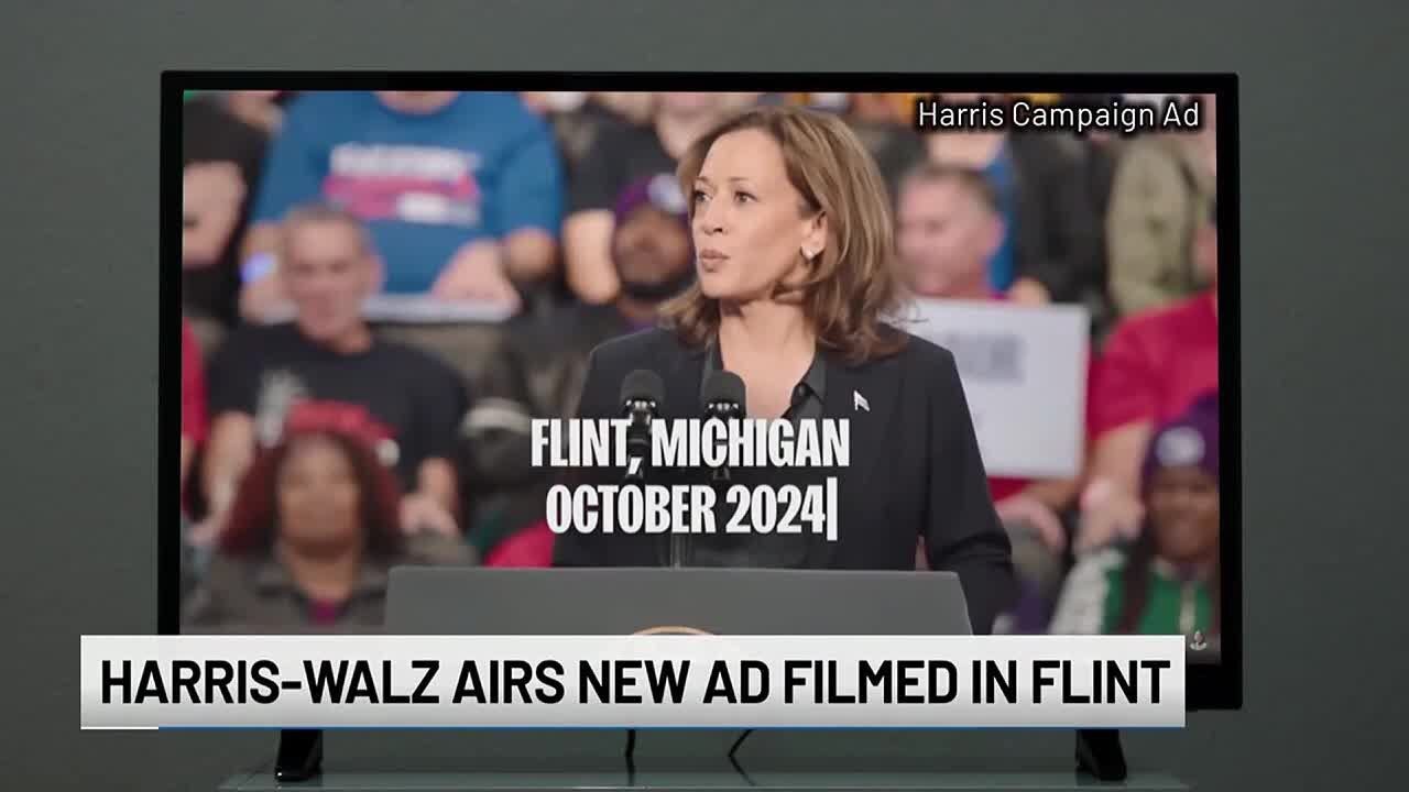 Harris-Walz Campaign airs new ad filmed in Flint - YouTube