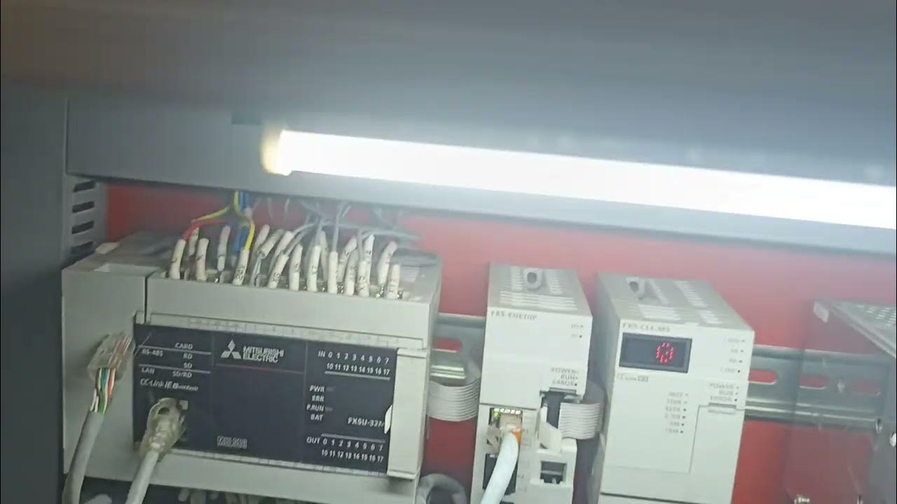 || PLC to pc uploading and downloading program in pc using Ethernet cable || #mitsubhishi #plc ...