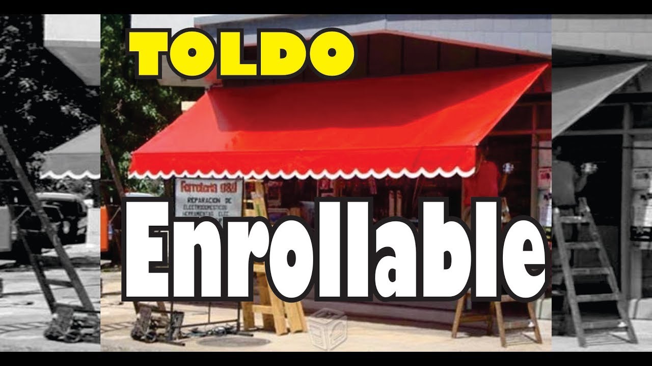 Como hacer un toldo enrollable | Tapasol | PASO A PASO - YouTube