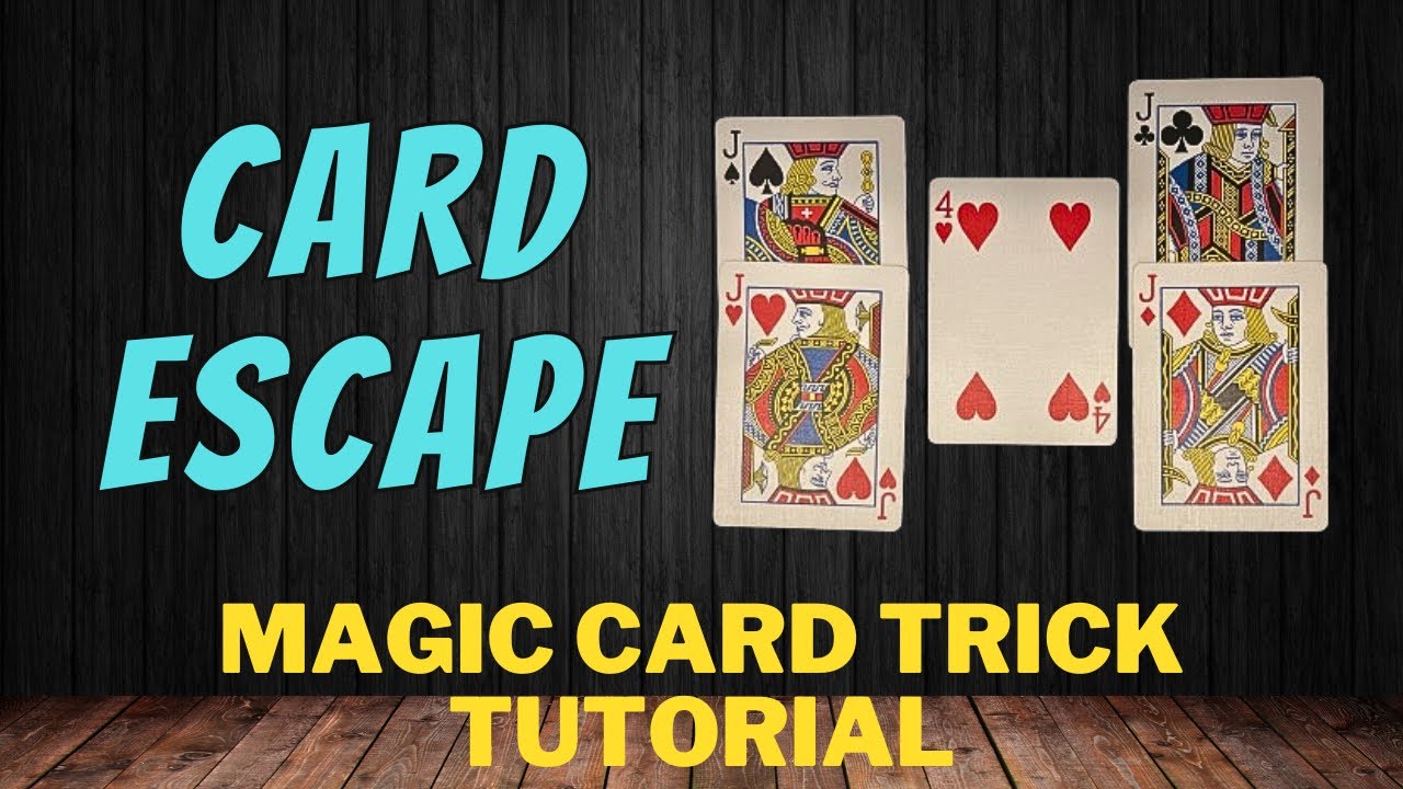 HOW TO ESCAPE FROM JAIL - CARD ESCAPE MAGIC CARD TRICK TUTORIAL - YouTube