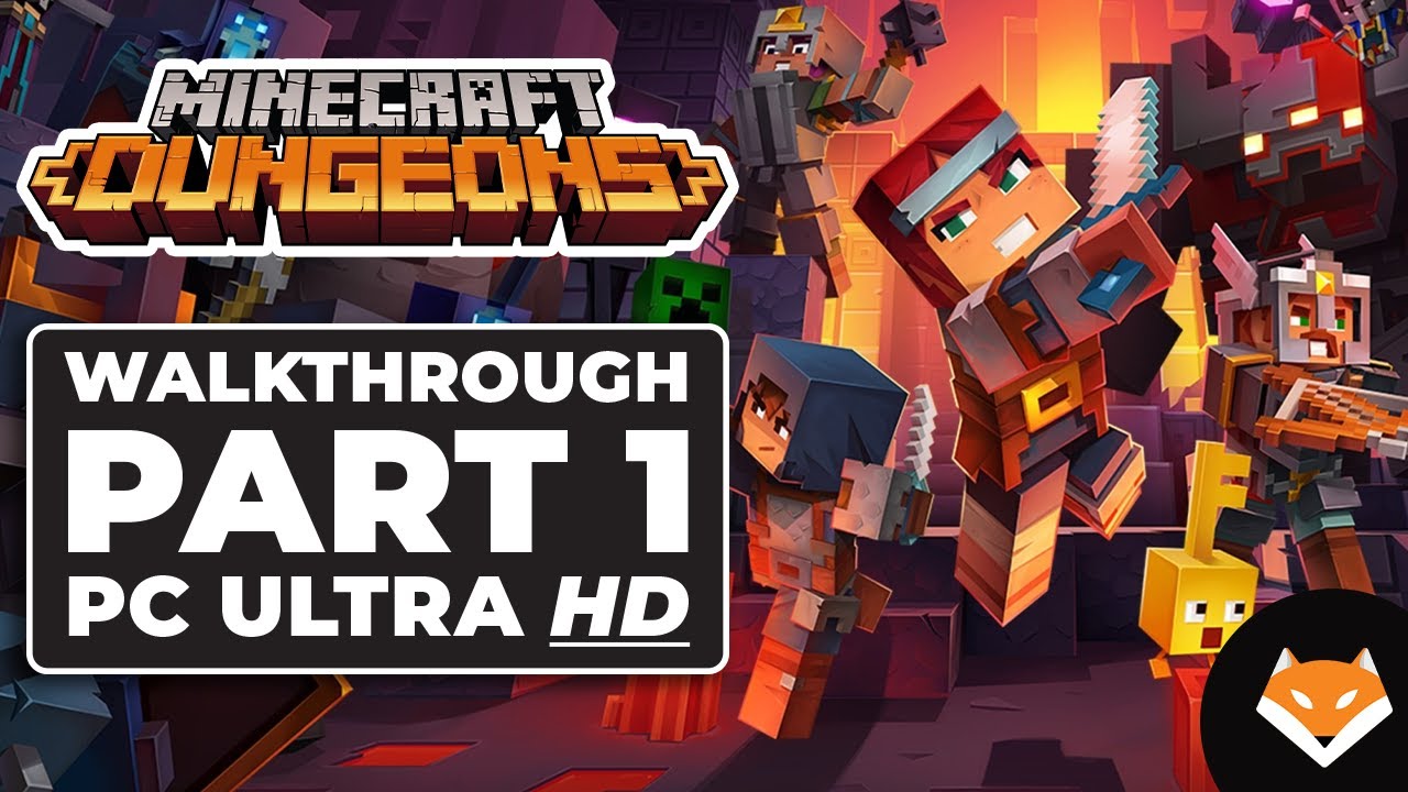 Minecraft Dungeons PC Walkthrough Part 1 (PC ULTRA 1080P HD) - No ...