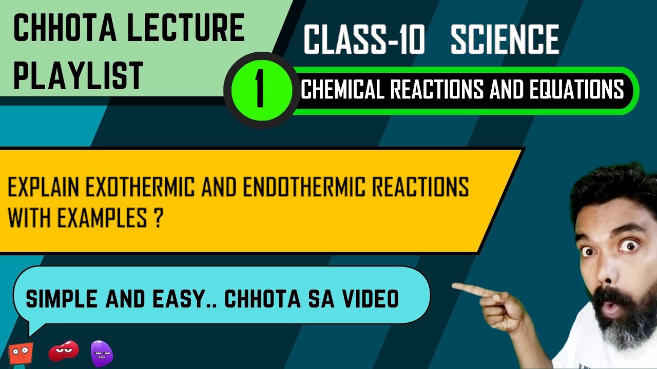 Explain exothermic and endothermic reactions with examples? - YouTube