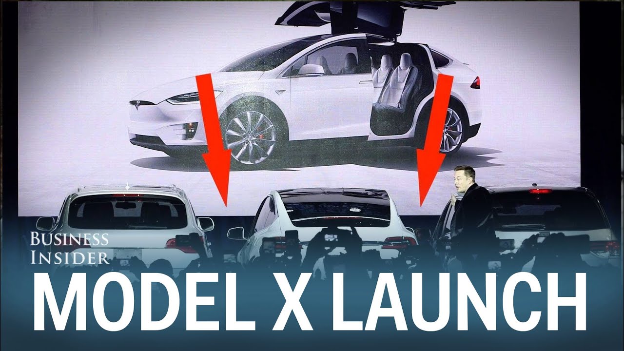 The best moment from Elon Musk's Model X launch Tuesday night - YouTube
