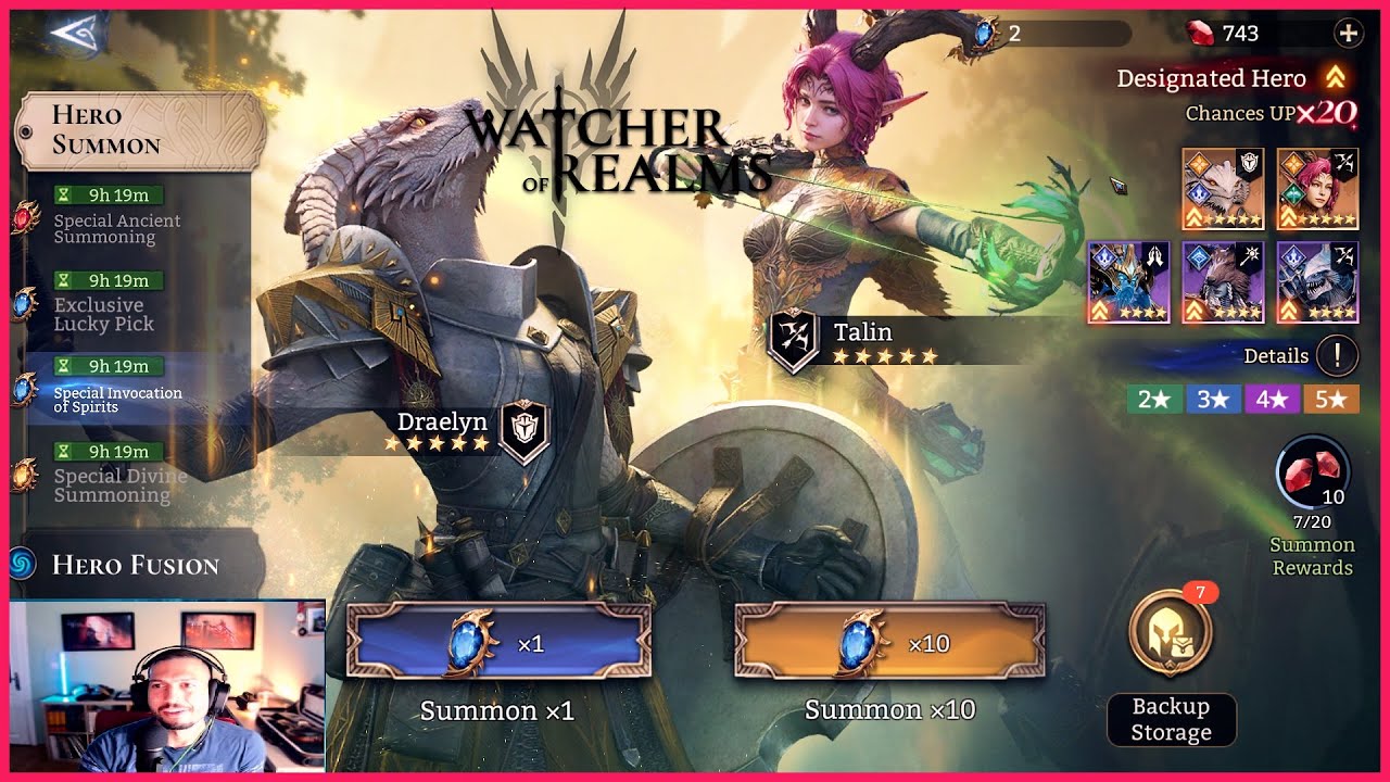 Kızımın hesabında Draelyn İçin Şansımızı Denedik Watcher Of Realms # ...