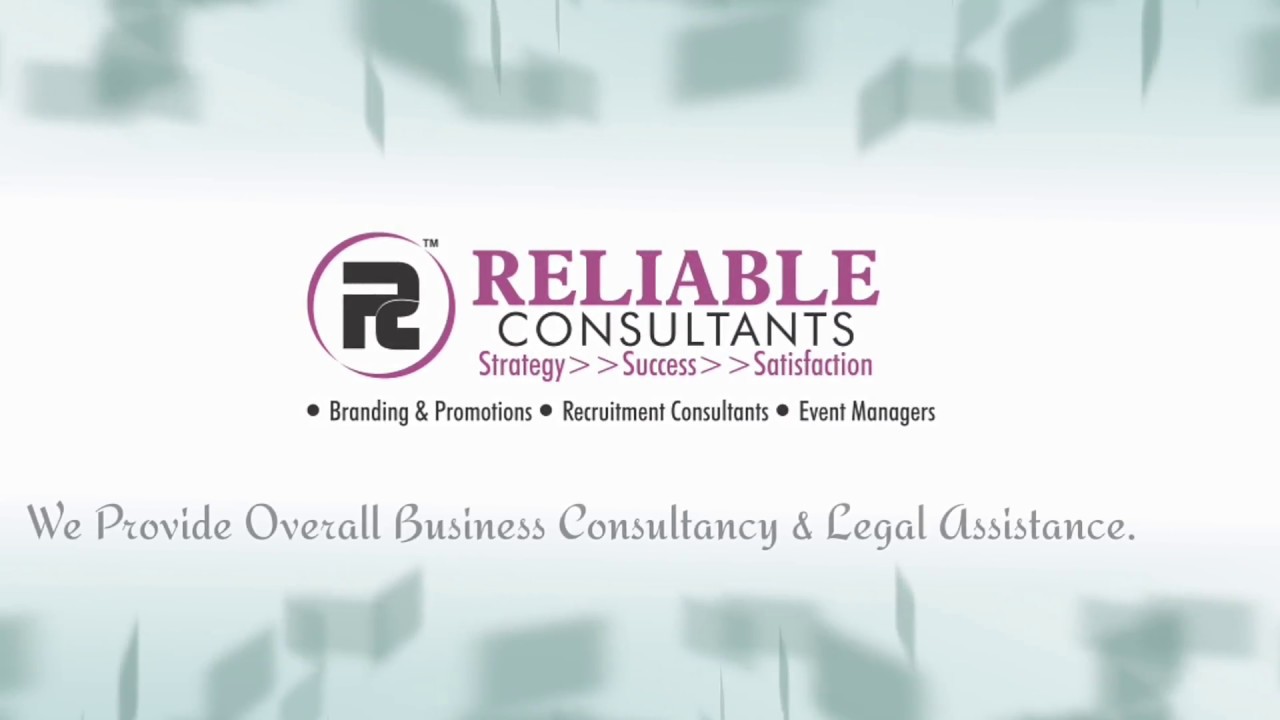 Reliable Consultants Promotional Video - YouTube