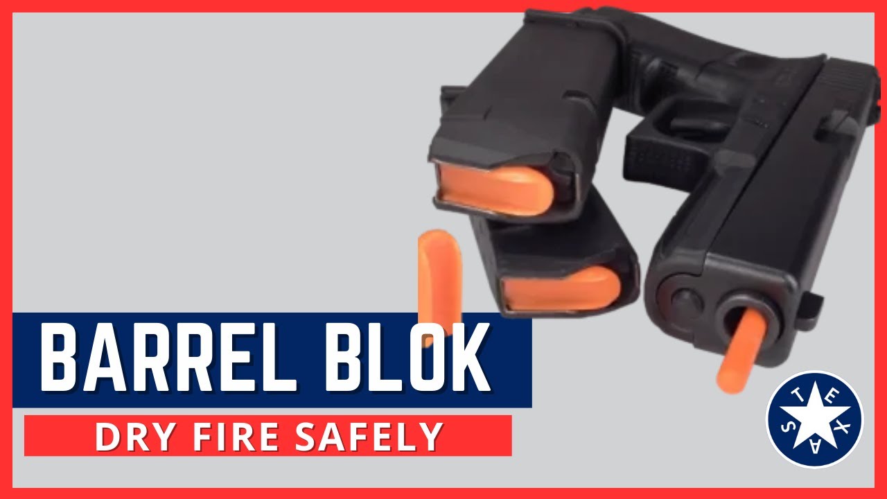 Barrel Blok Review...Safe Dry fire Training at Home - YouTube