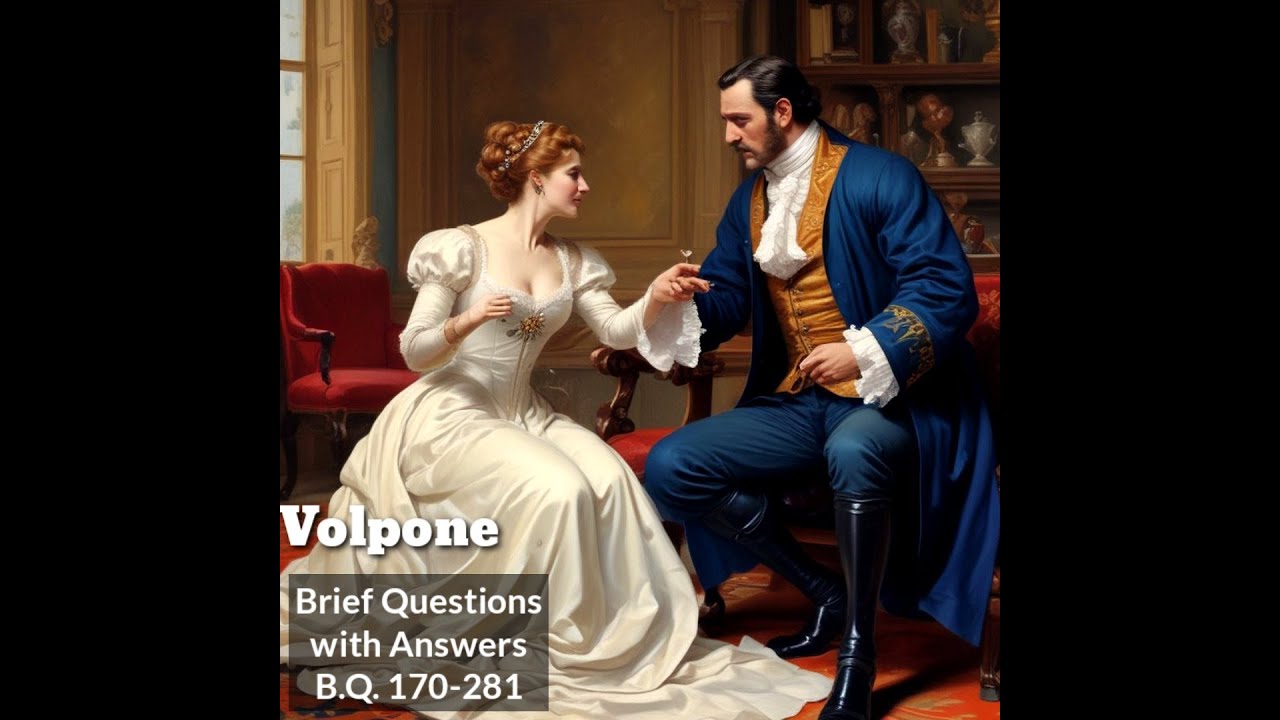 Notes on English Literature Elizabethan and Jacobean Drama Volpone by ...