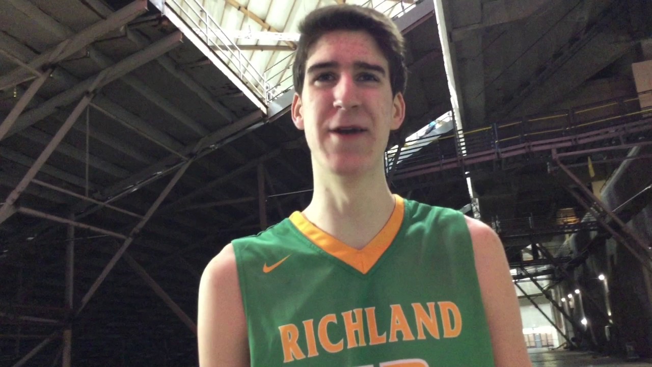 Coach Earl Streufer, Riley Sorn discuss Richland win over Davis - YouTube