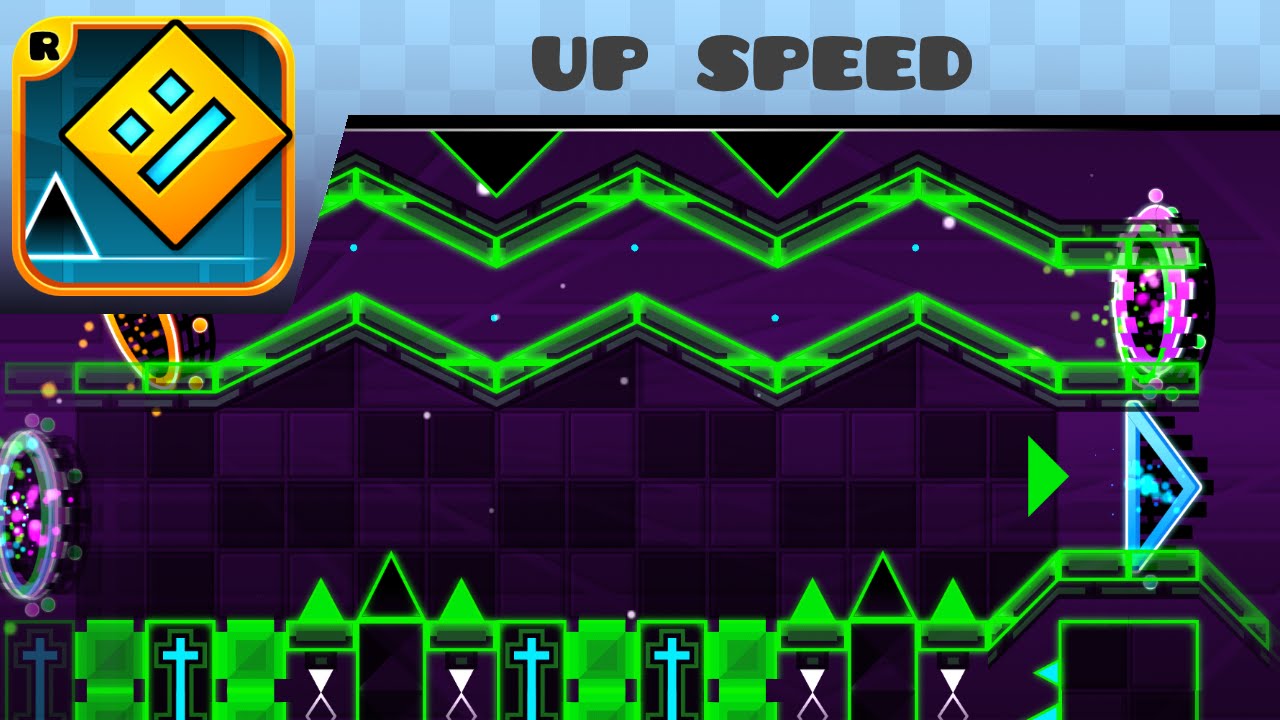 Geometry Dash - up speed (Medium Demon) - by Nether - YouTube