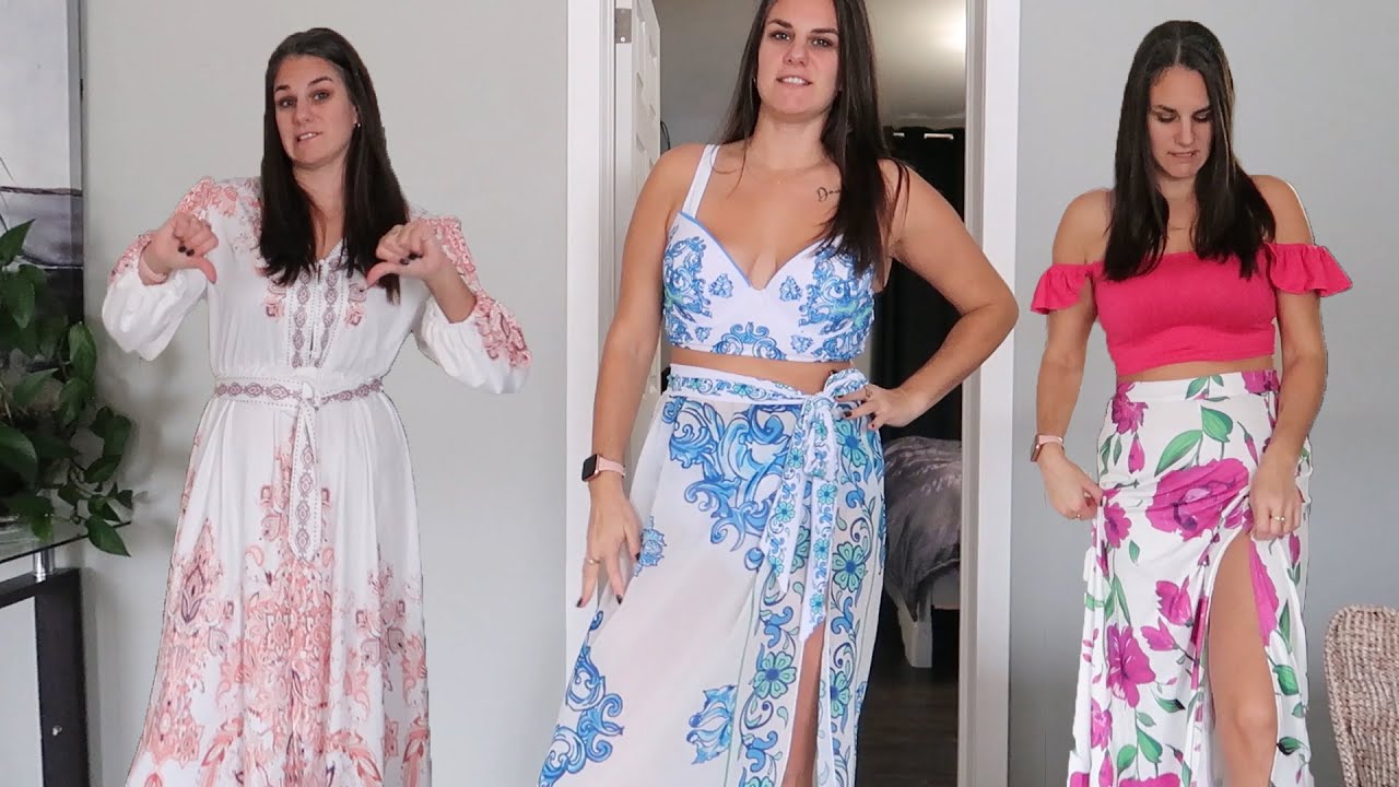 Boyfriend Rates My Mexico Outfits 👗👙 TRY-ON HAUL - YouTube