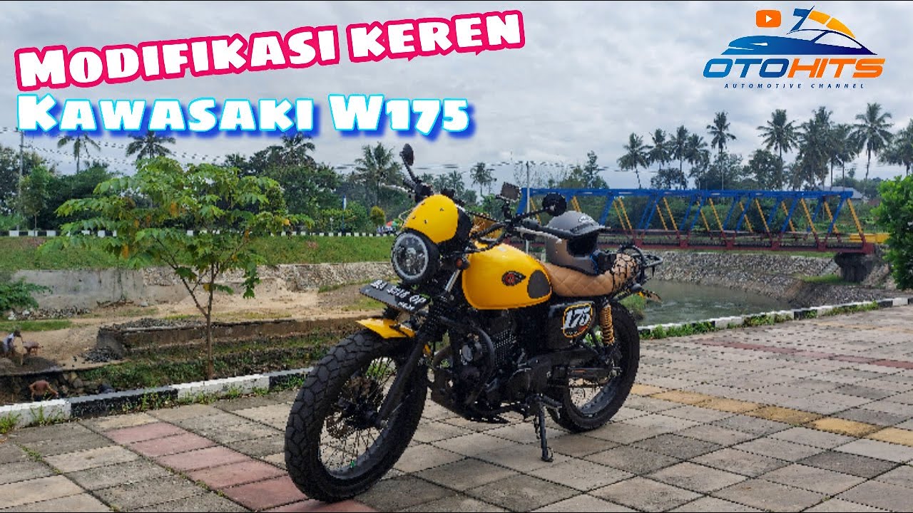 Modifikasi Kawasaki W175 | Tampil keren dengan gaya klasik - YouTube