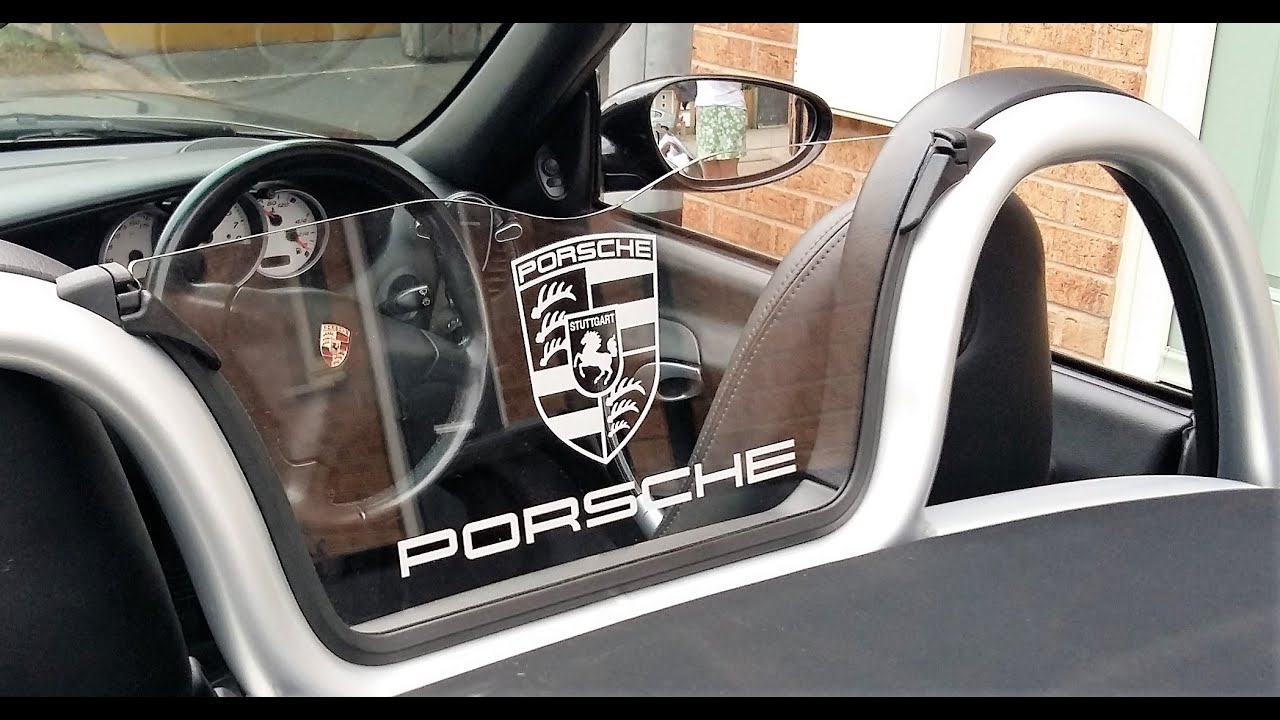 Porsche 986 Wind deflector Screen Upgrade. - YouTube