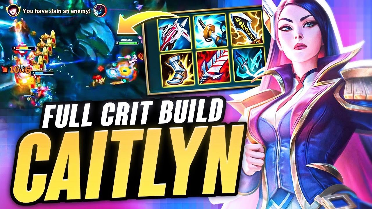 This is what Full Build Crit Caitlyn Carry looks like in Season 14 ...