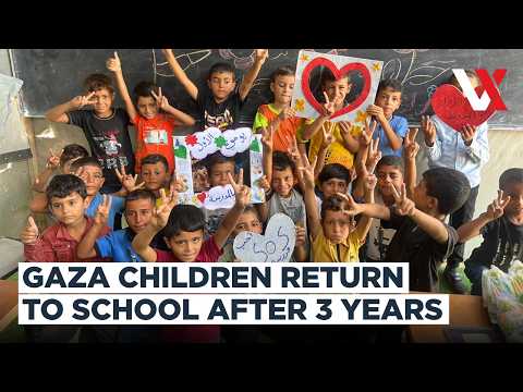 Gaza Schools Reopen After 3 Years | 280,000 Students To Receive UNRWA Education Support | VERTEX