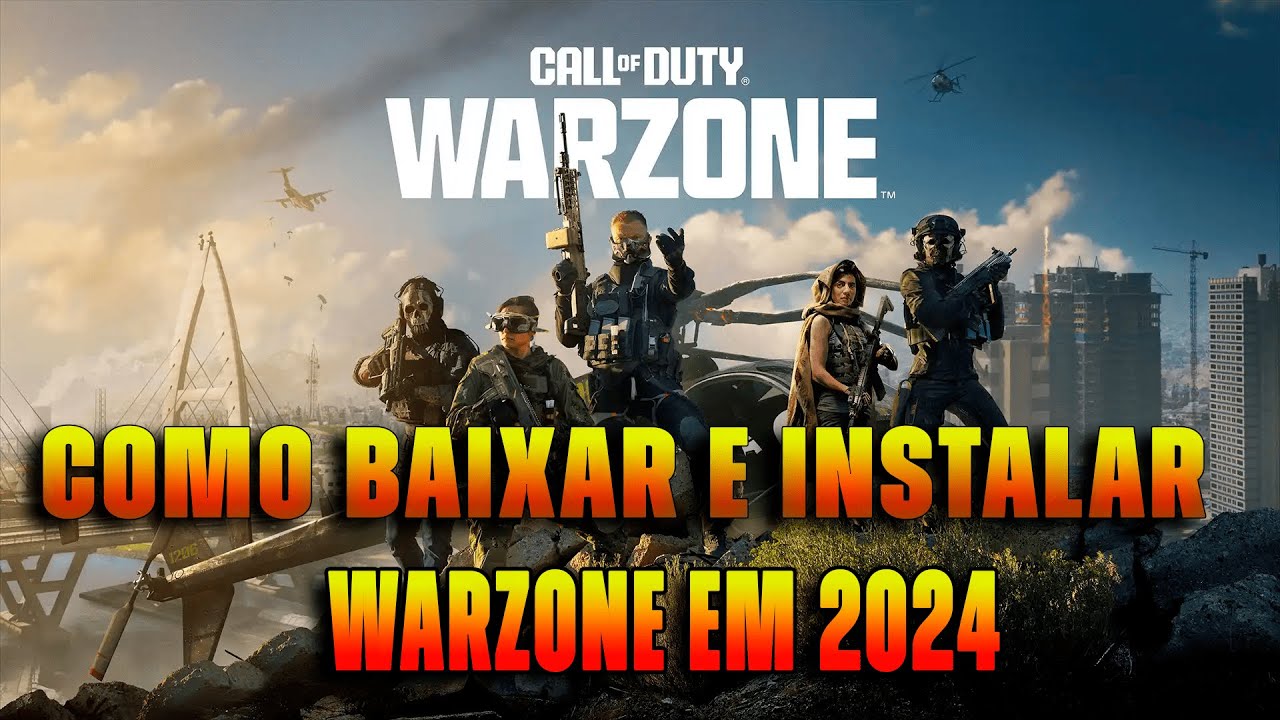 Tutorial de como Baixar, instalar e criar conta no Cod Warzone! EM 2024 ATUALIZADO! - YouTube