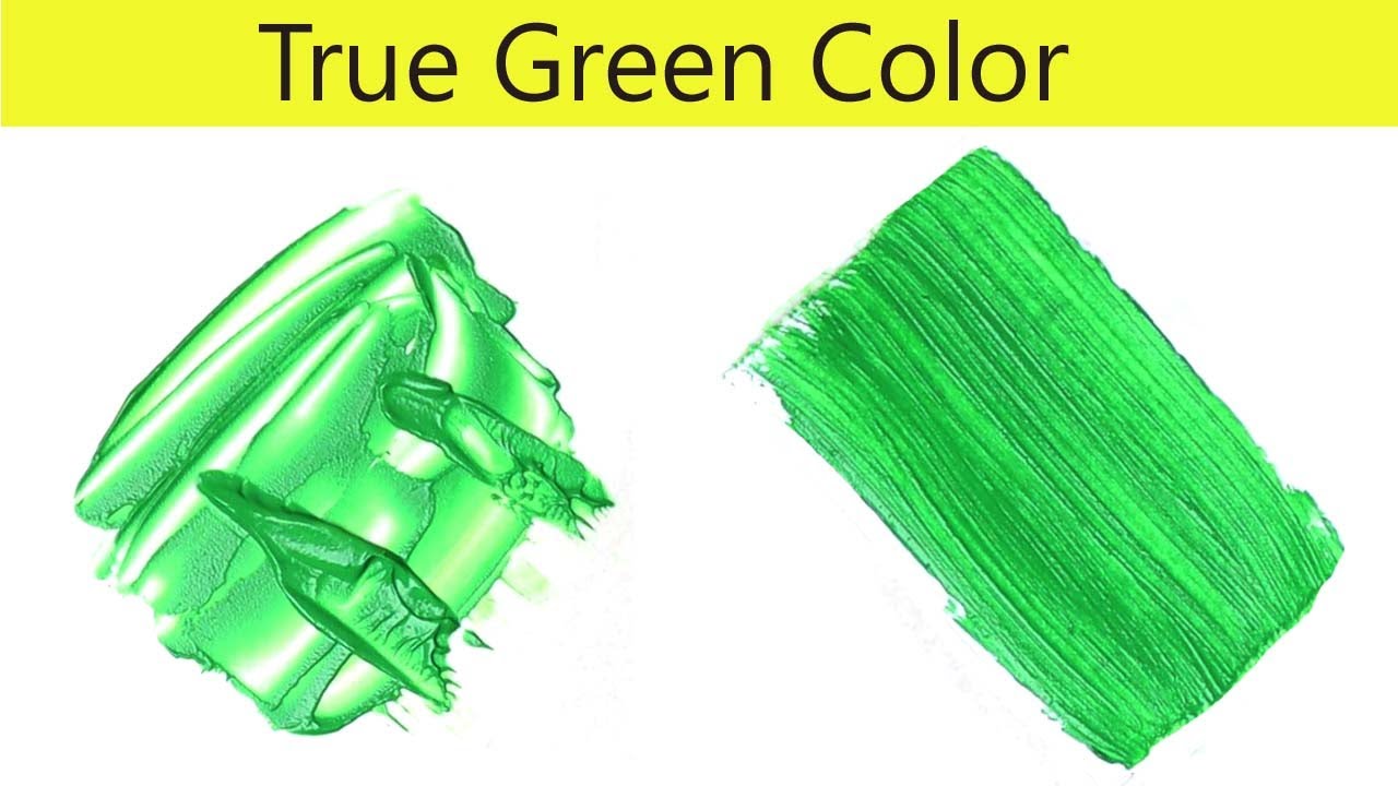 True Green Color - How To Make True Green Color - Color Mixing - YouTube