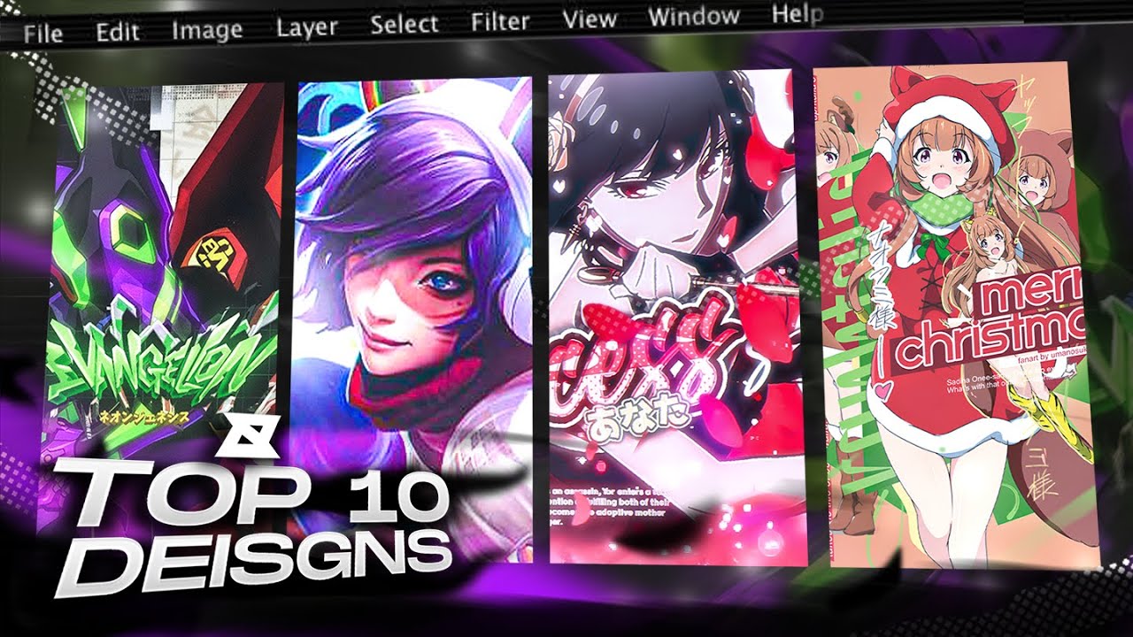 Top 10 Designs Of The Month [ Anime Version ] - YouTube