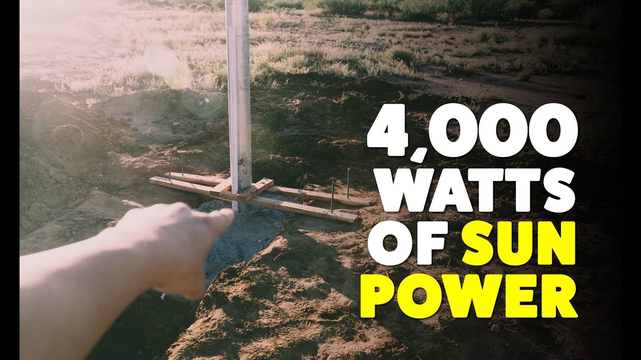 Getting Ready for a Massive Solar Array - YouTube