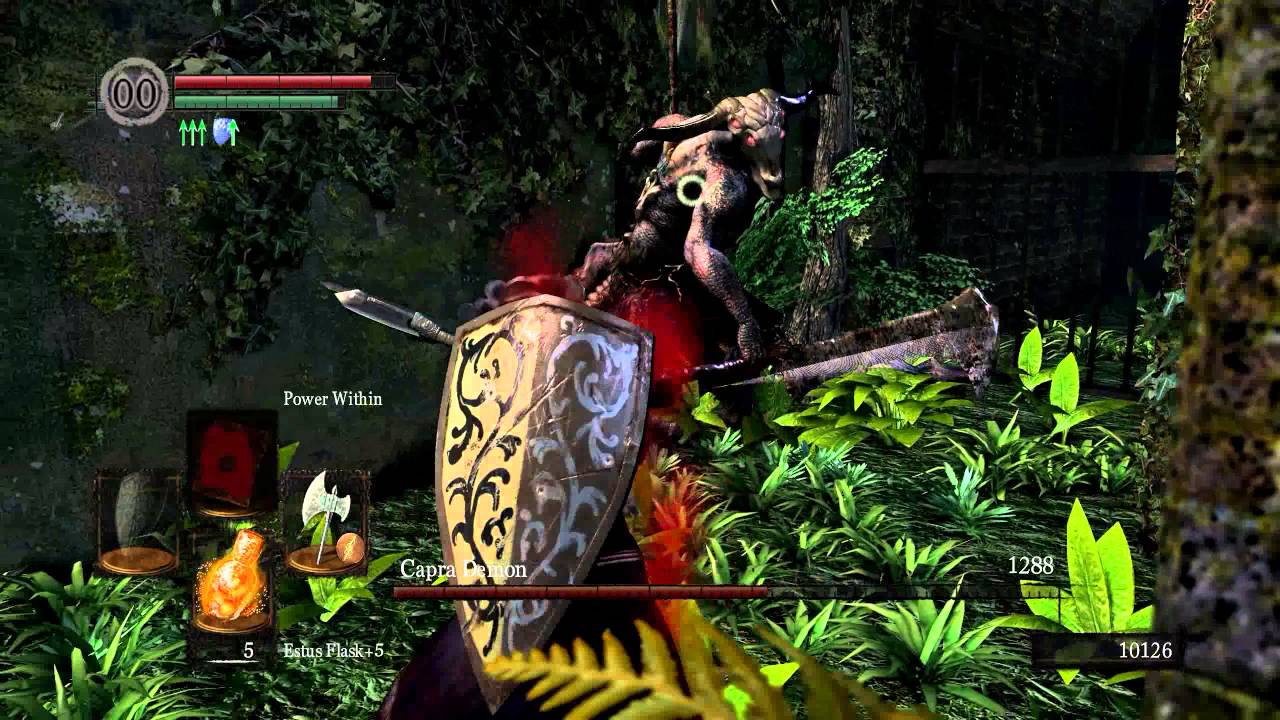 Dark Souls Capra Demon Boss Fight NG+1 [SL1] - YouTube