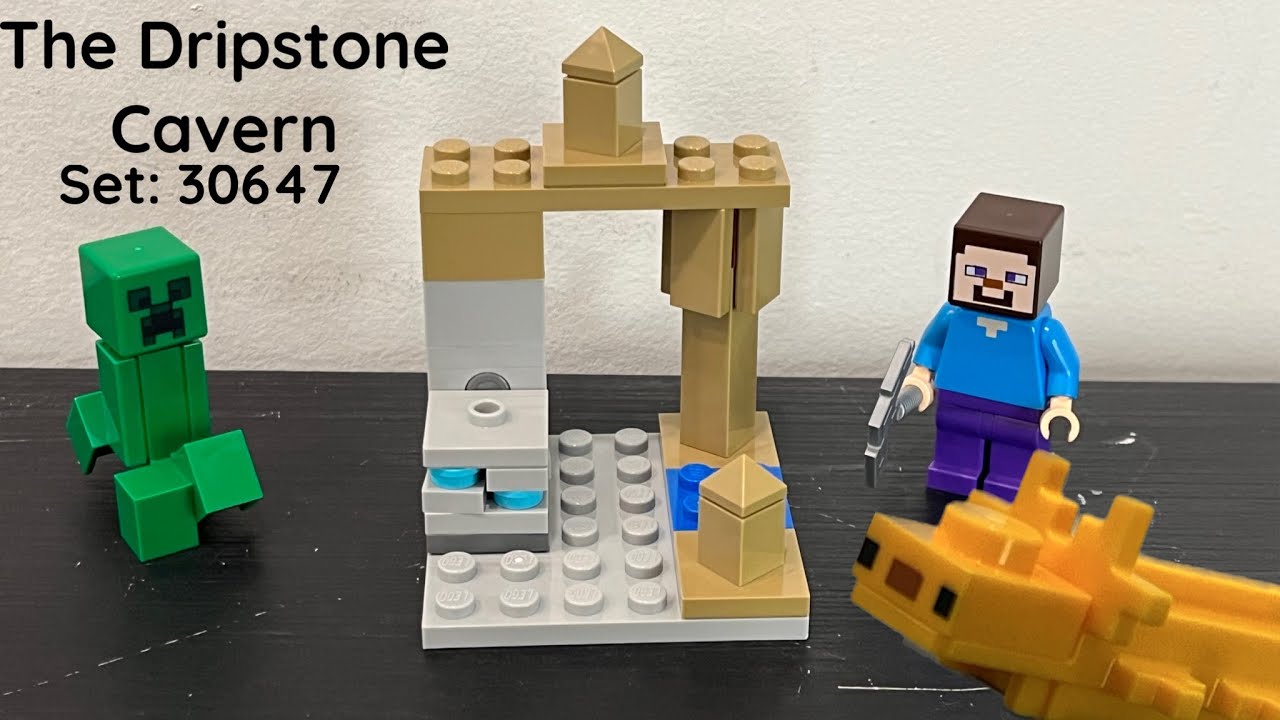 Lego Minecraft The Dripstone Cavern Review - YouTube