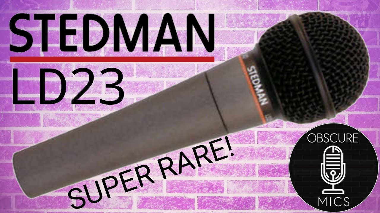 STEDMAN LD23 - A Super Rare Supercardioid Dynamic Handheld Microphone ...