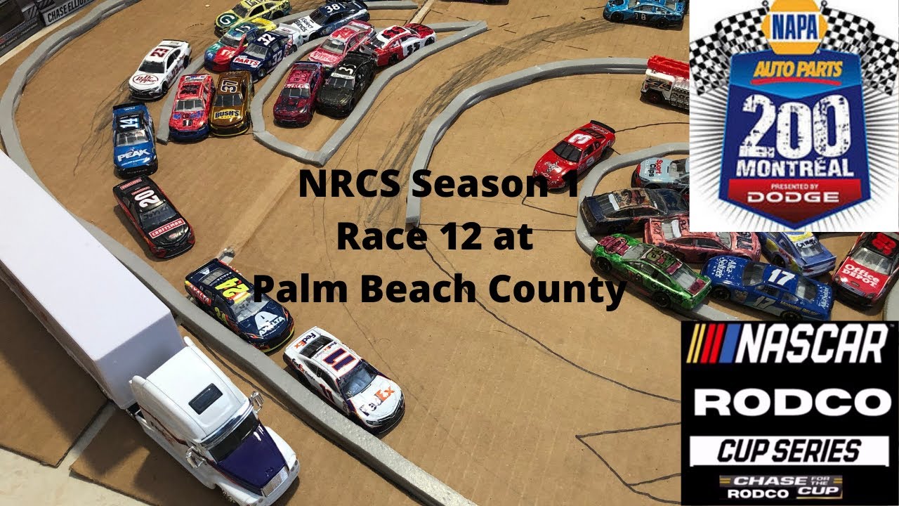 Nascar Stop Motion: NRCS S1 Chase Race 2 Napa Auto Parts at Palm Beach ...